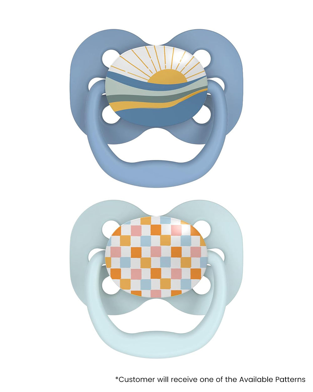 Dr. Brown's Advantage Pacifiers-With Round Silicone Bulb-Blue Space ...