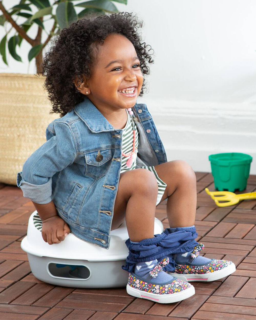 Skip Hop Go Time 3 in 1 Potty Chair-With Compact Nesting Design-White ...