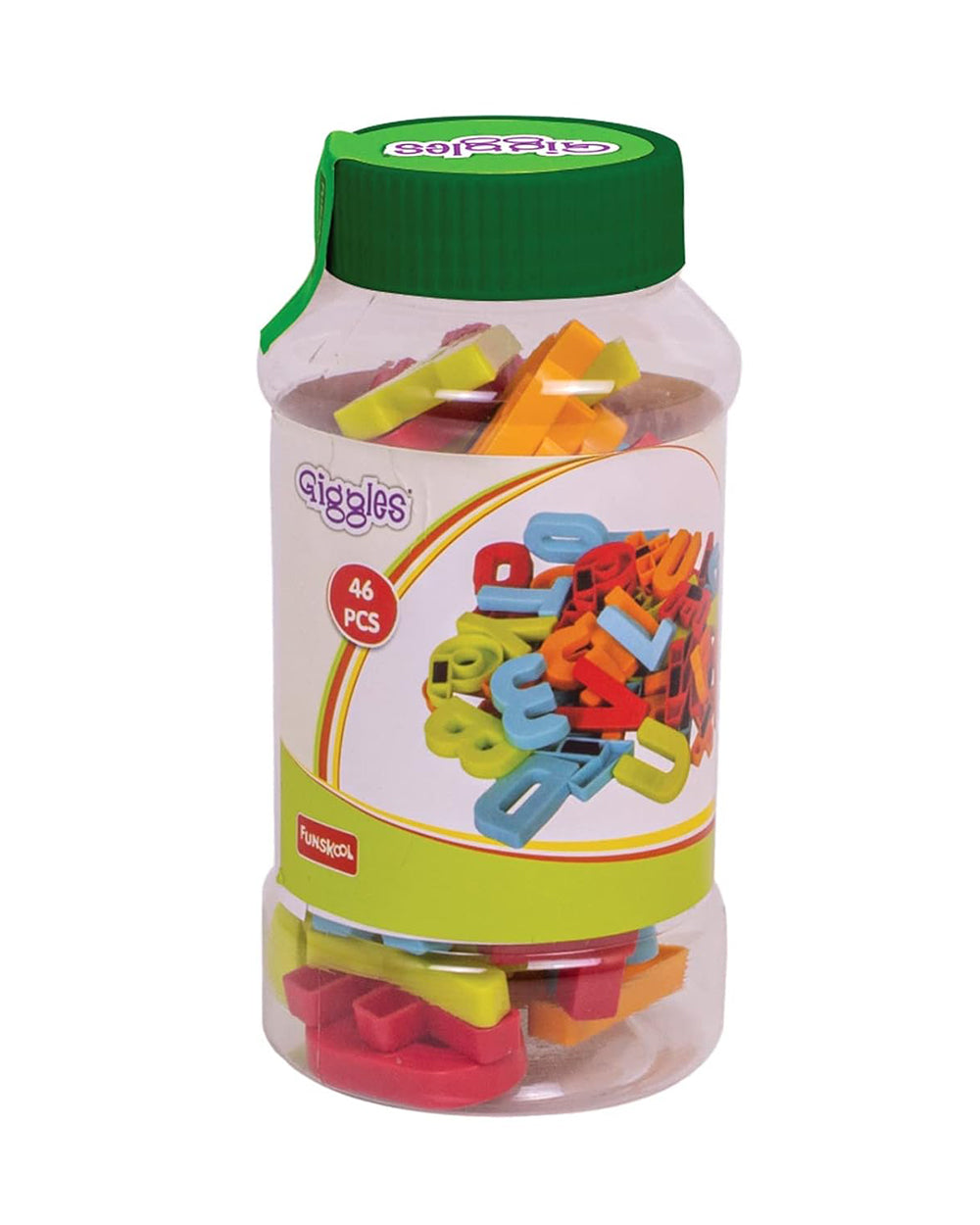 Funskool Giggles Magnetic Letters & Numbers Puzzle-46 Pieces-Learning ...