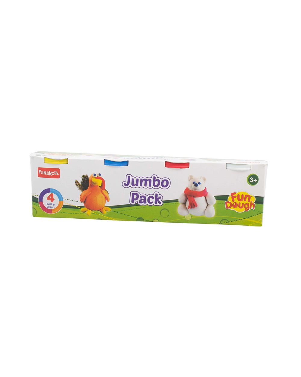 Funskool Fundough Jumbo Pack-With 4 Clay Tubs-Art & Craft Kit-18M ...