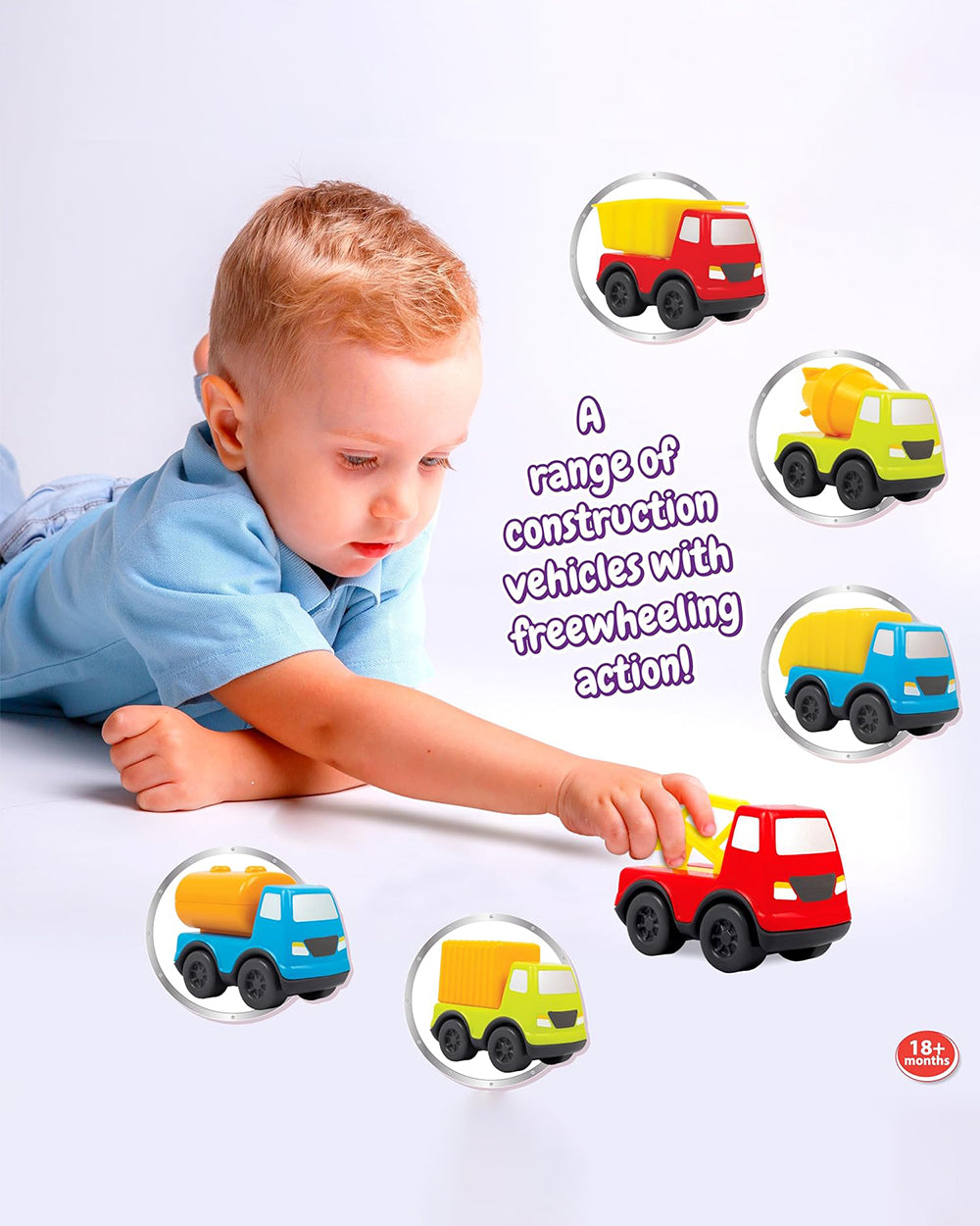 Funskool Giggles Mini Tow Truck Vehicle Toy-9M+-Extra 10% Off ...