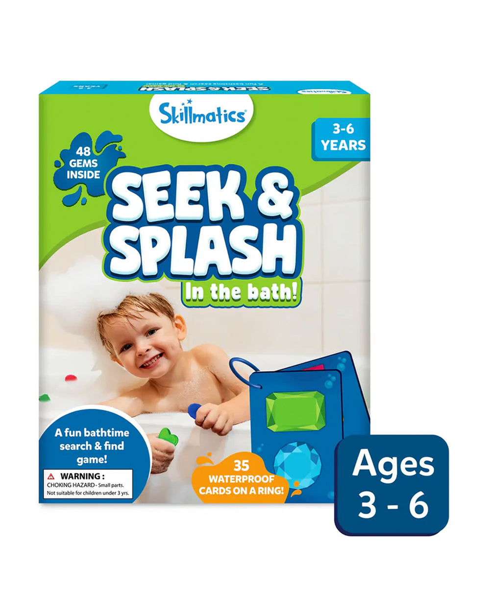 Skillmatics Seek & Splash Bath Time Game-Smooth Edges-Bath Toys For ...
