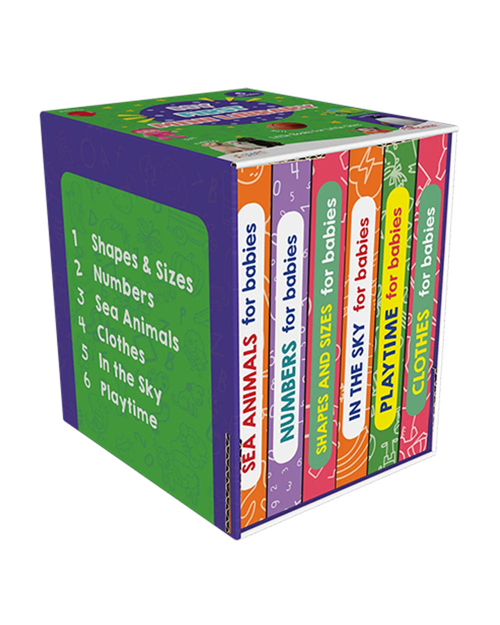 Pegasus My First Mini Library Box-Set of 6 Board Books-Helps In Color ...