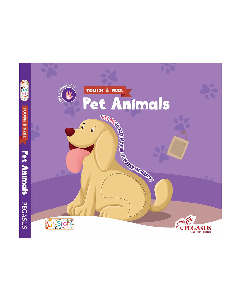 Pegasus Touch & Tickle Book-Pet Animals-10 Textured Pages For Sensory ...