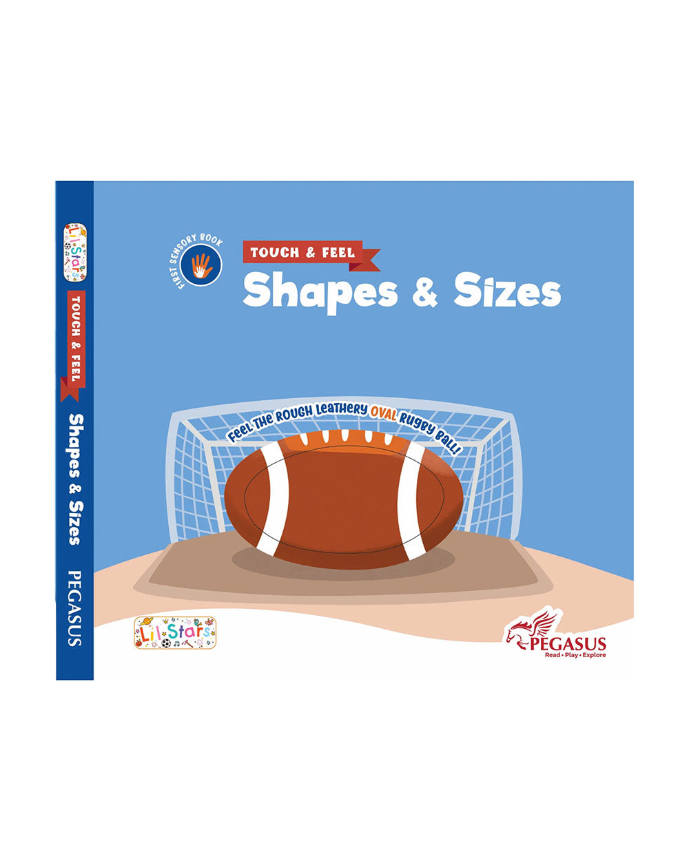 Pegasus Touch & Tickle Book-Shapes & Sizes-10 Textured Pages For ...