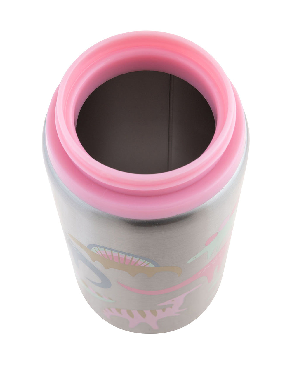 Stephen Joseph-Pink Dino-Stainless Steel Straw Sipper-With Flip Top Lid ...