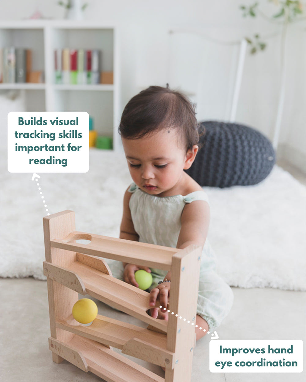 Curious Cub Ball Tracker-Shape Sorter & Stacker-Learning & Educational ...