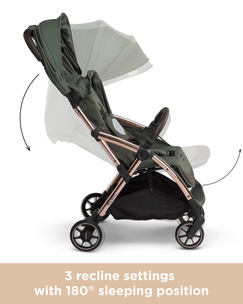 Leclerc Influencer Lightweight Baby Stroller-One Touch Fold-Bold Design ...